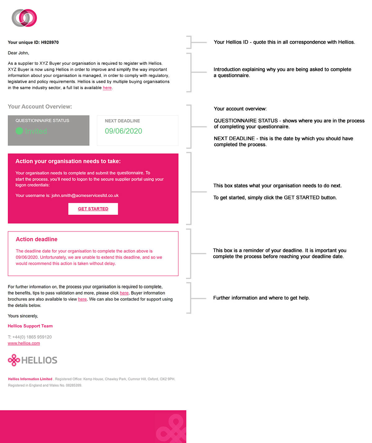 Hellios: JOSCAR Suppliers Help & Support