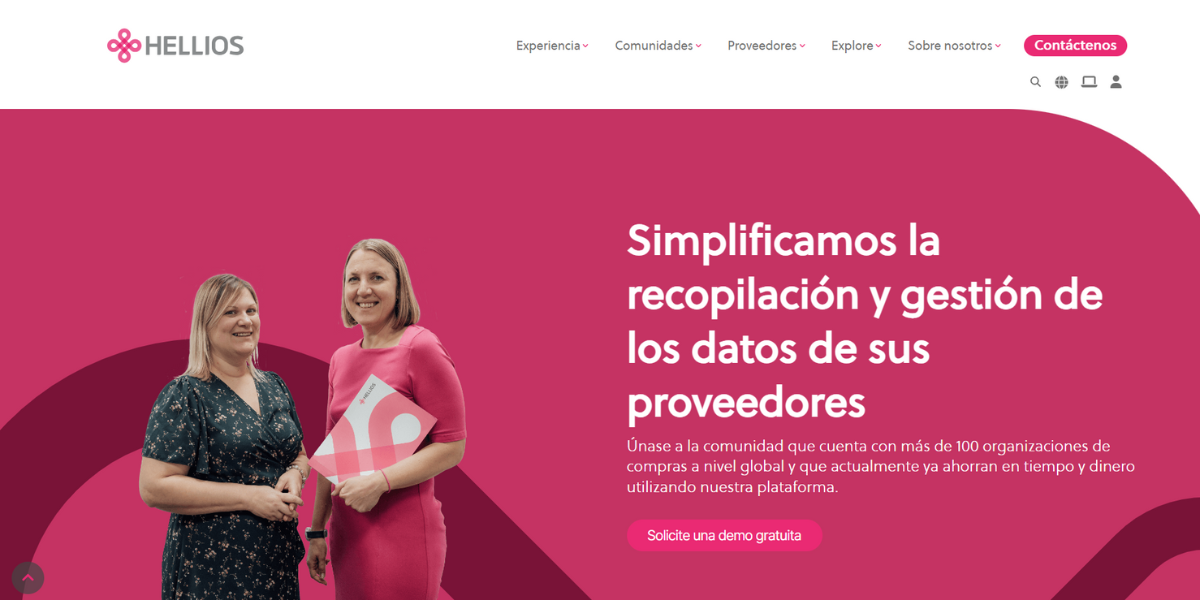 Hellios: simplifica la recopilación de datos de los proveedores